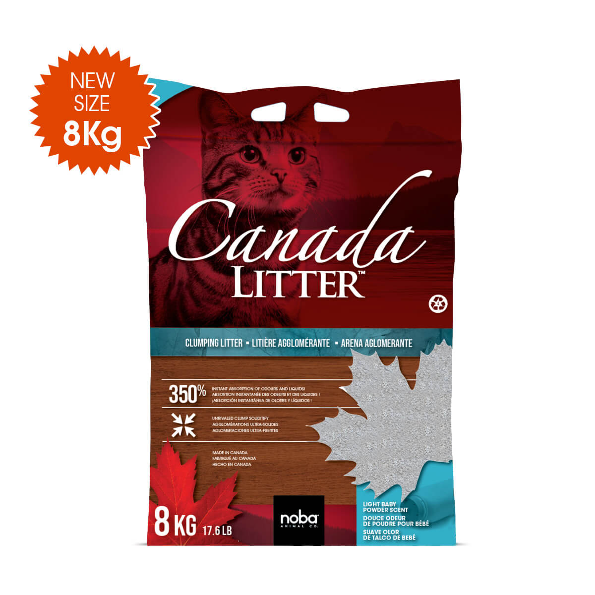 Canada Litter 8KG - Clumping Cat Litter Baby Powder – Pet Planet